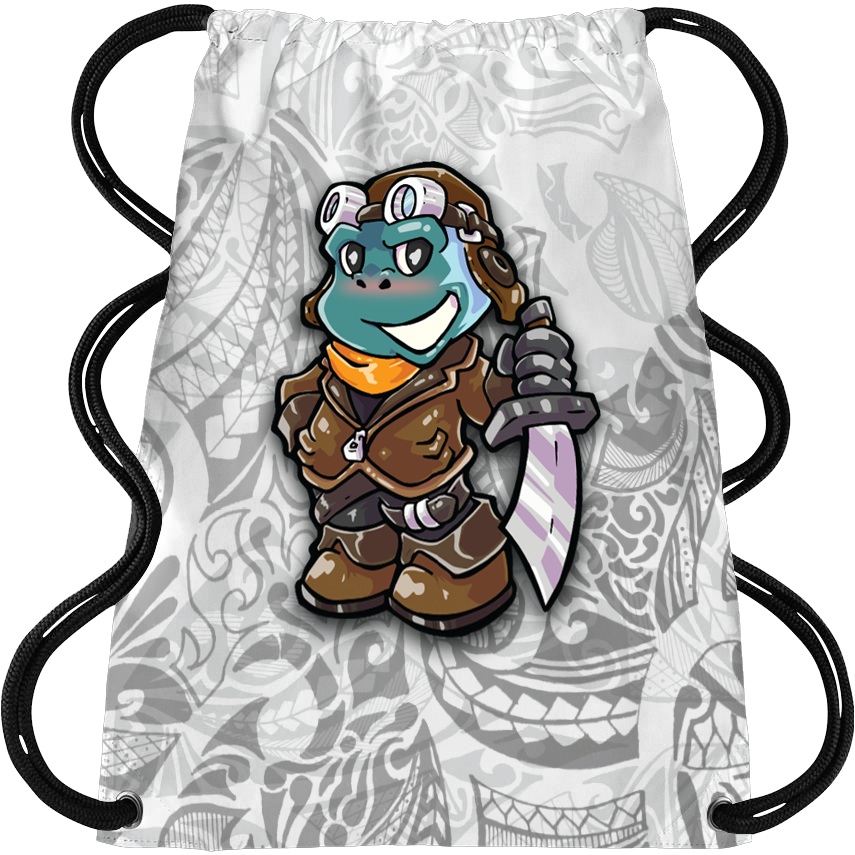 Blue Monkey White Cleat Bag